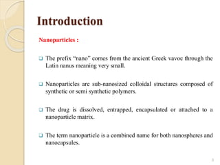 Characterization of Nanoparticles. | PPTX