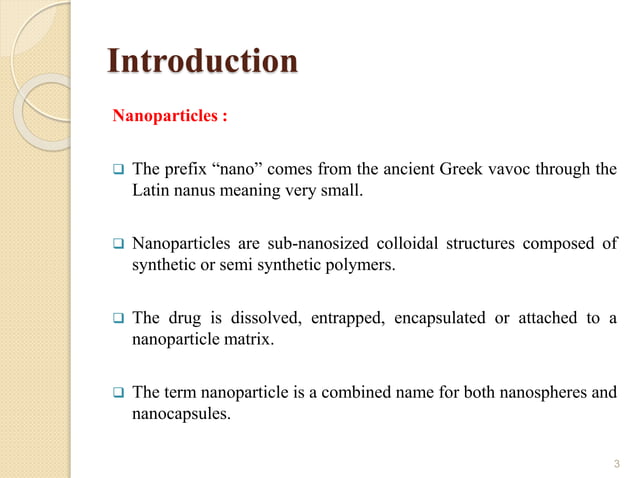 Characterization of Nanoparticles. | PPTX