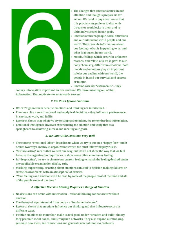 Psycholawlogy emotional intelligence stress management articles | PDF