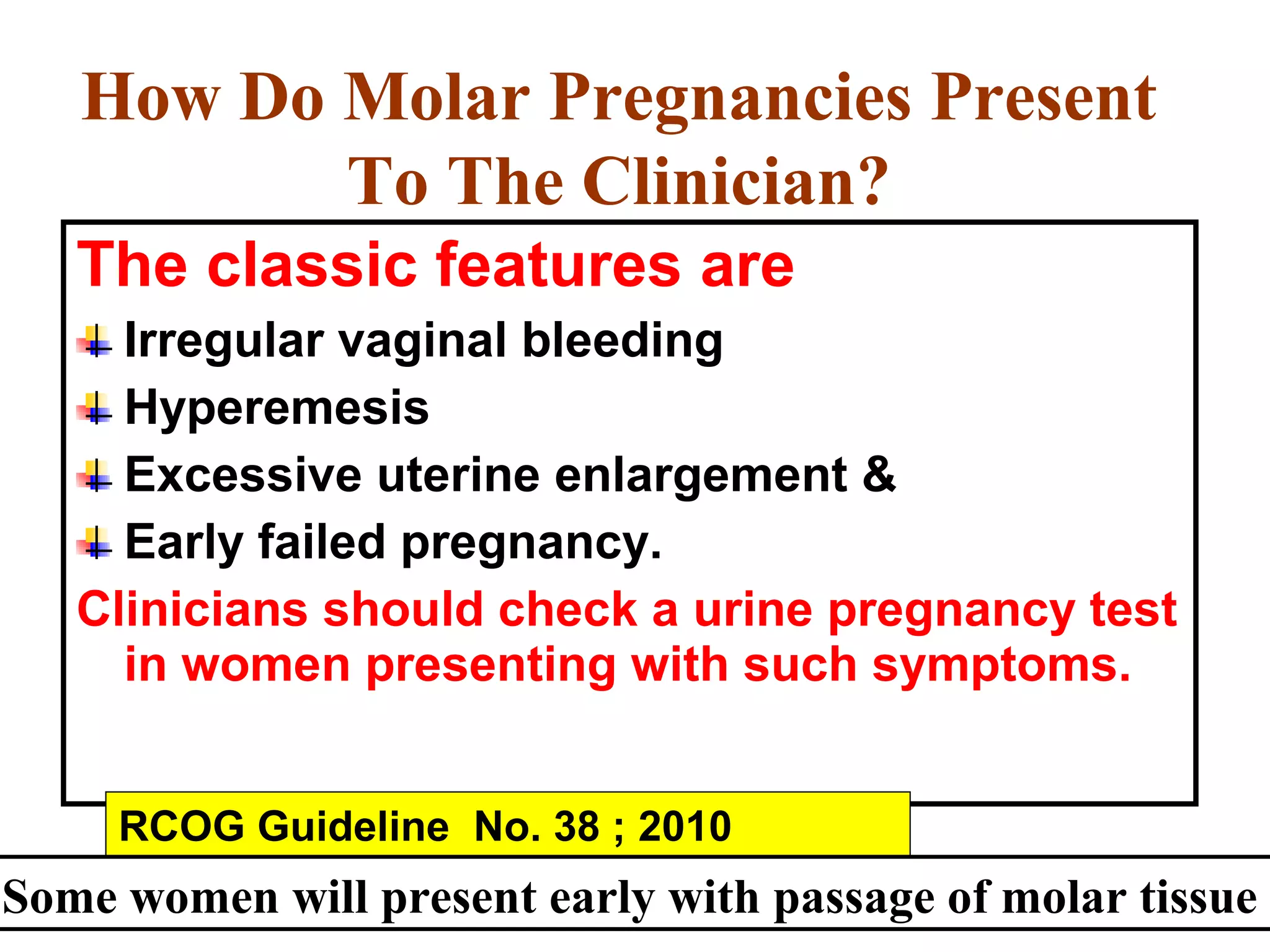 Molar pregnancy | PPT