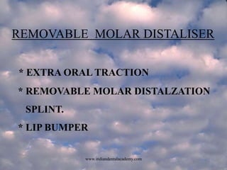 Molar distalisation/fixed orthodontic courses by indian dental academy ...