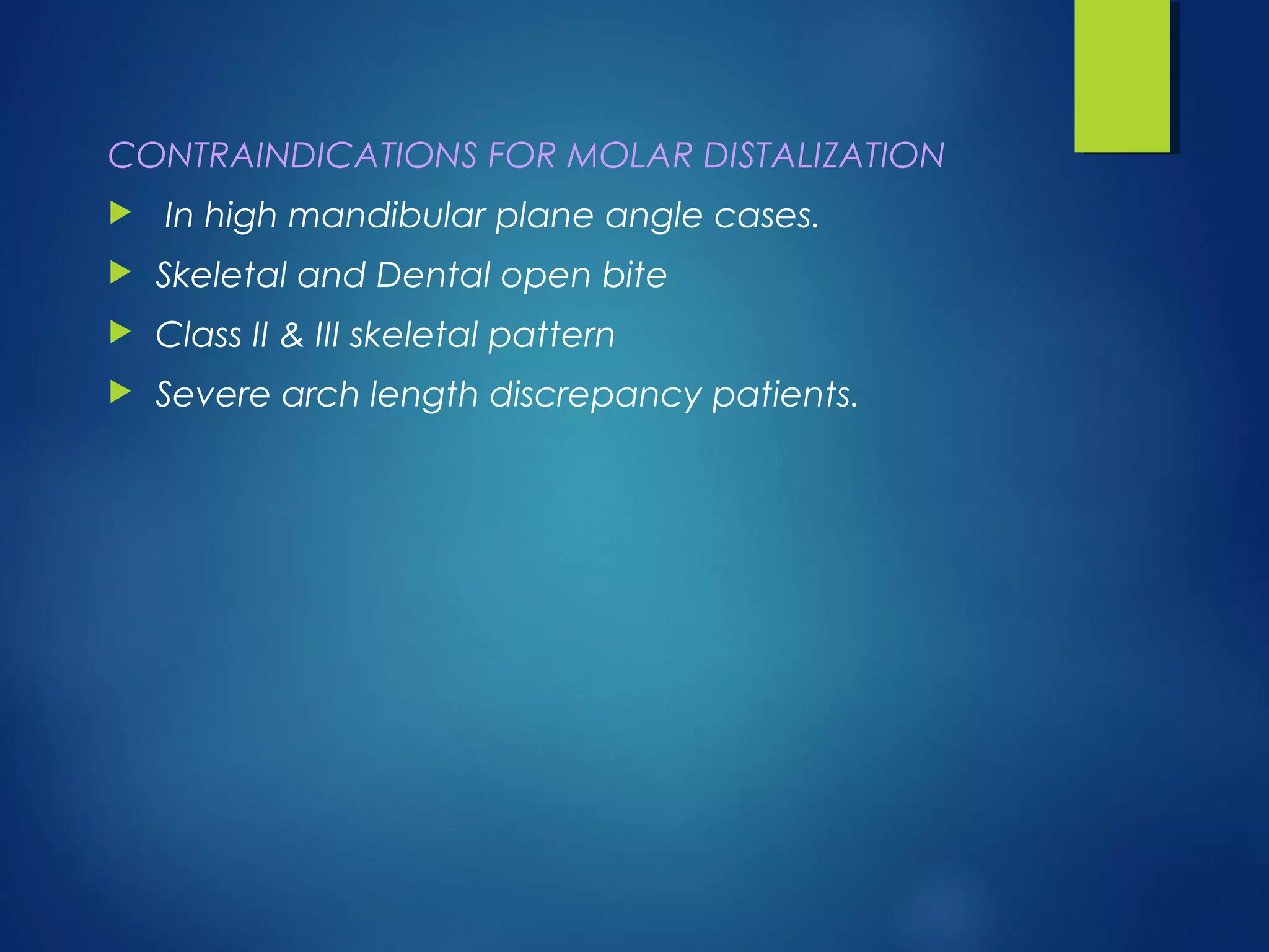 Molar distalisation | PPT