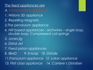 Molar distalisation | PPT