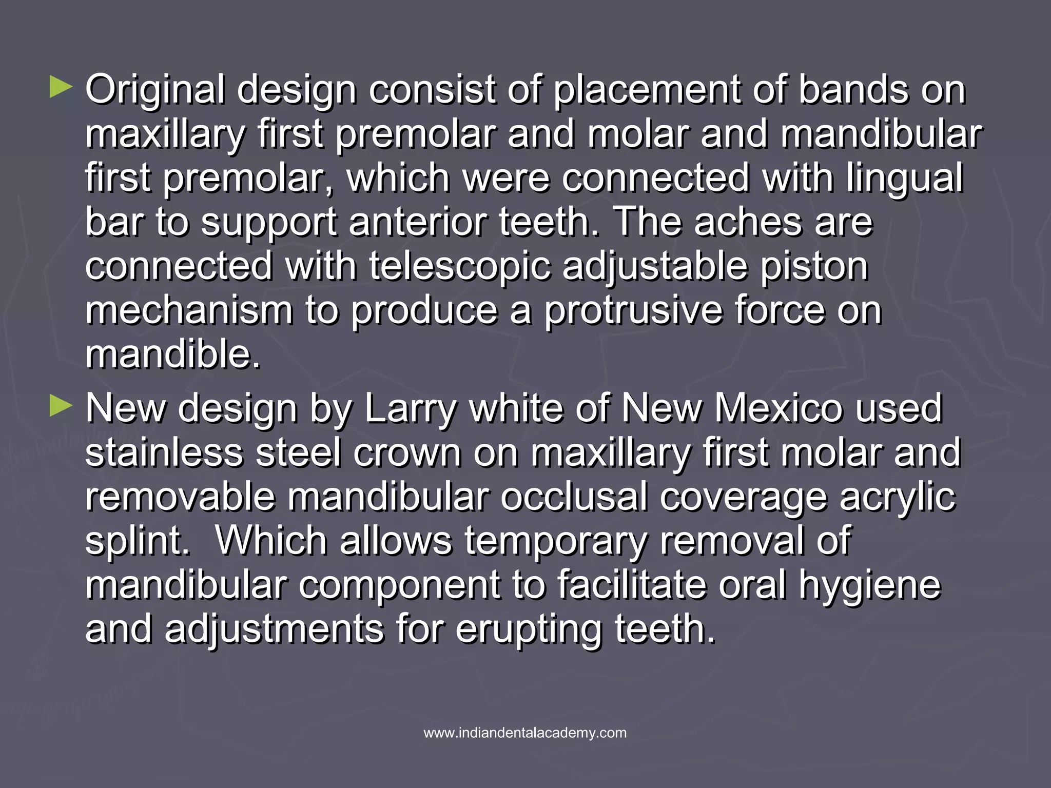 Molar distalization | PPT