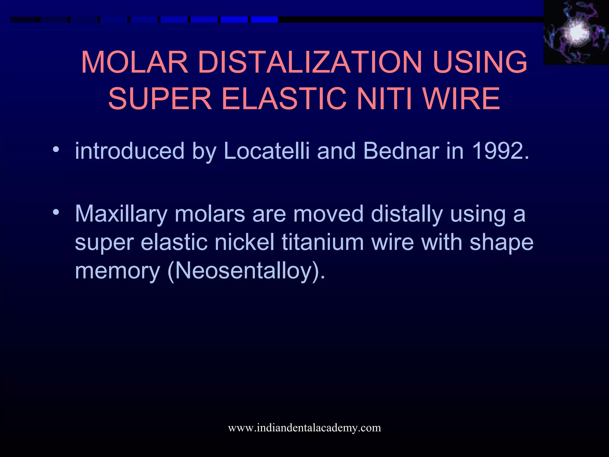 Molar distalization (2) | PPT