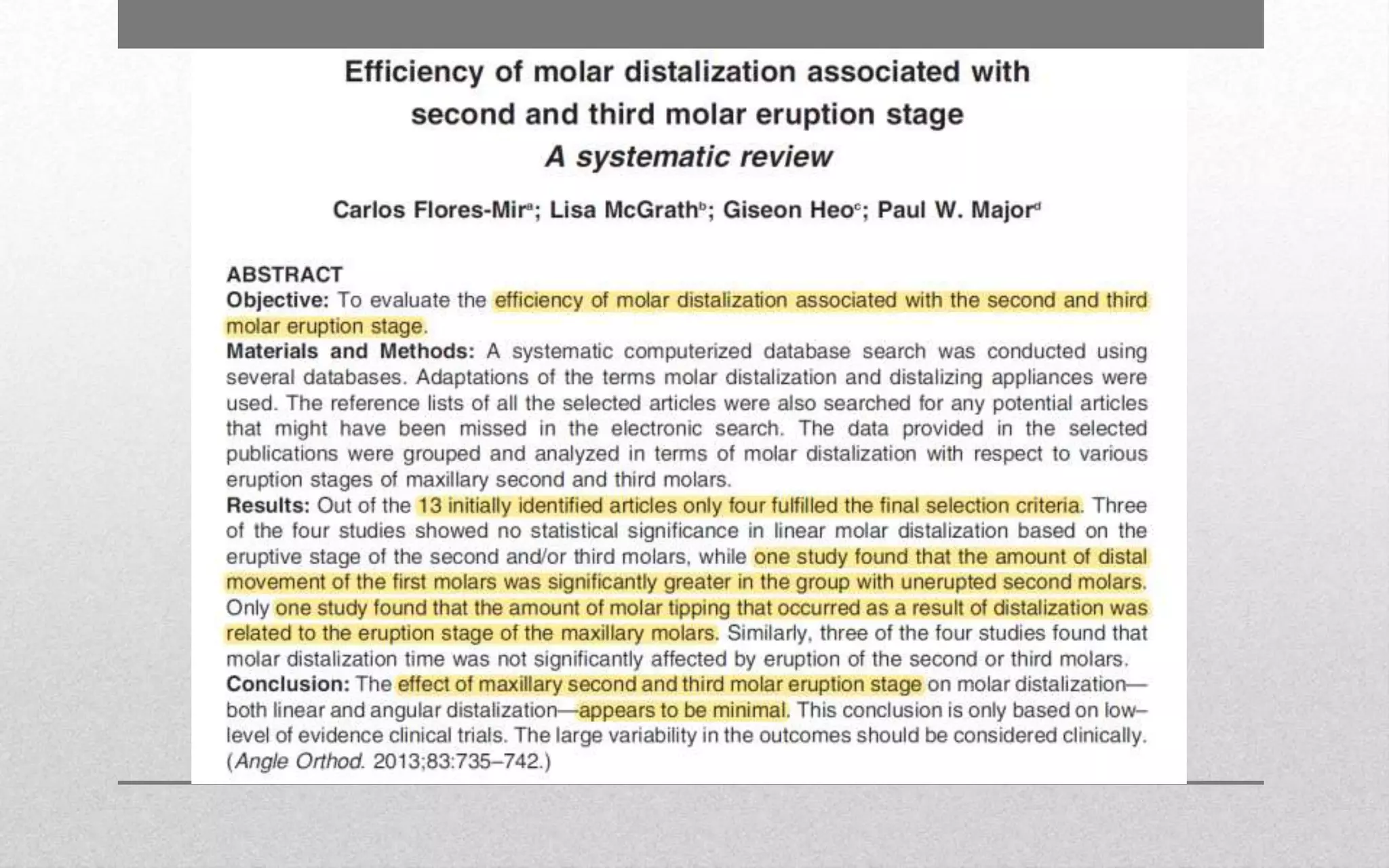 Molar distalisation in Orthodontics | PPTX