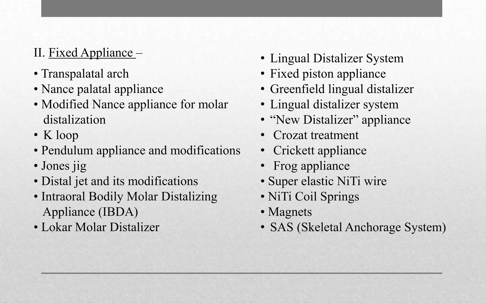 Molar distalisation in Orthodontics | PPTX