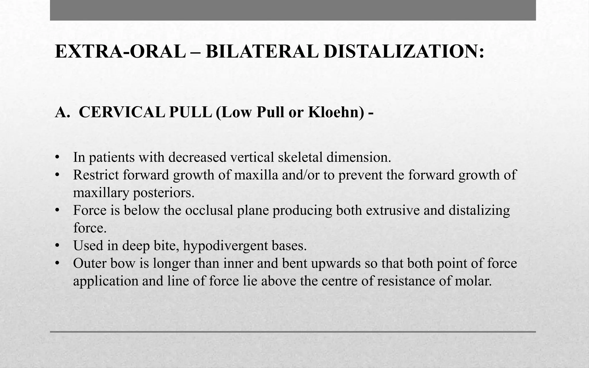 Molar distalisation in Orthodontics | PPTX