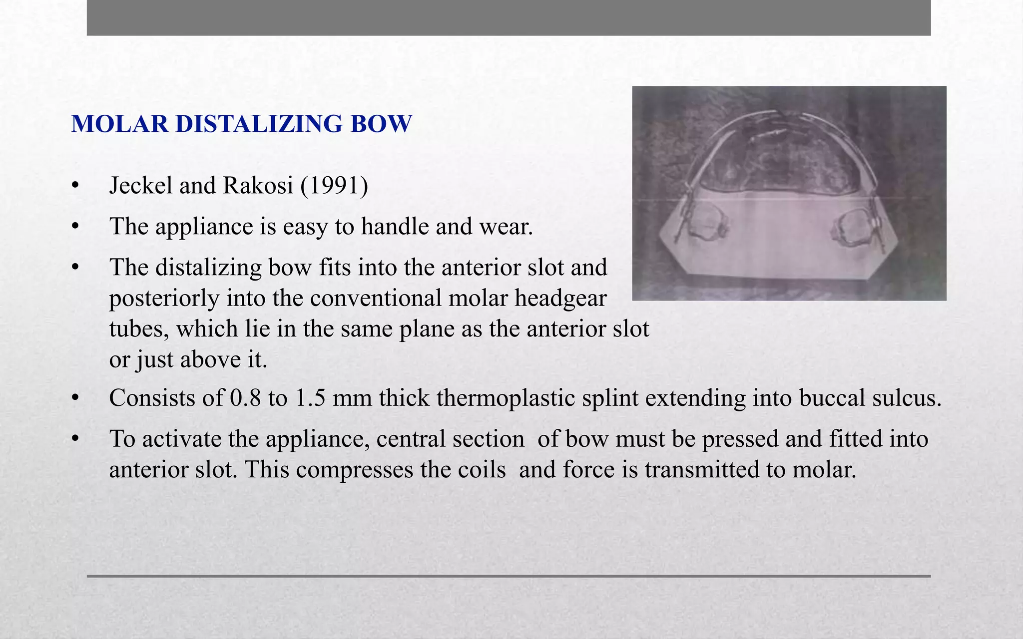 Molar distalisation in Orthodontics | PPTX