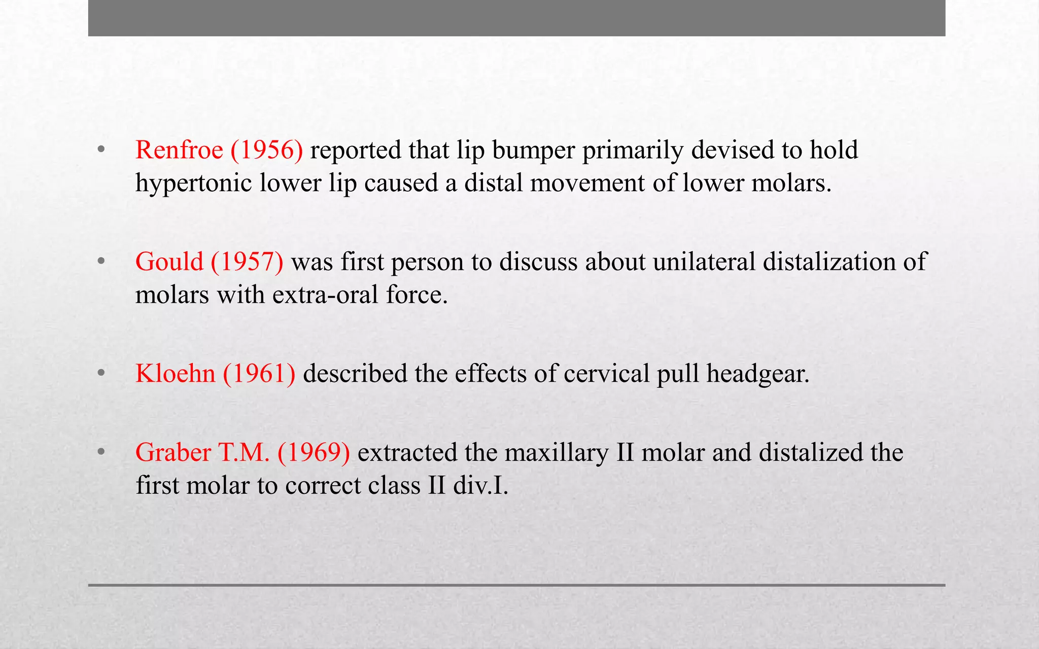 Molar distalisation in Orthodontics | PPTX
