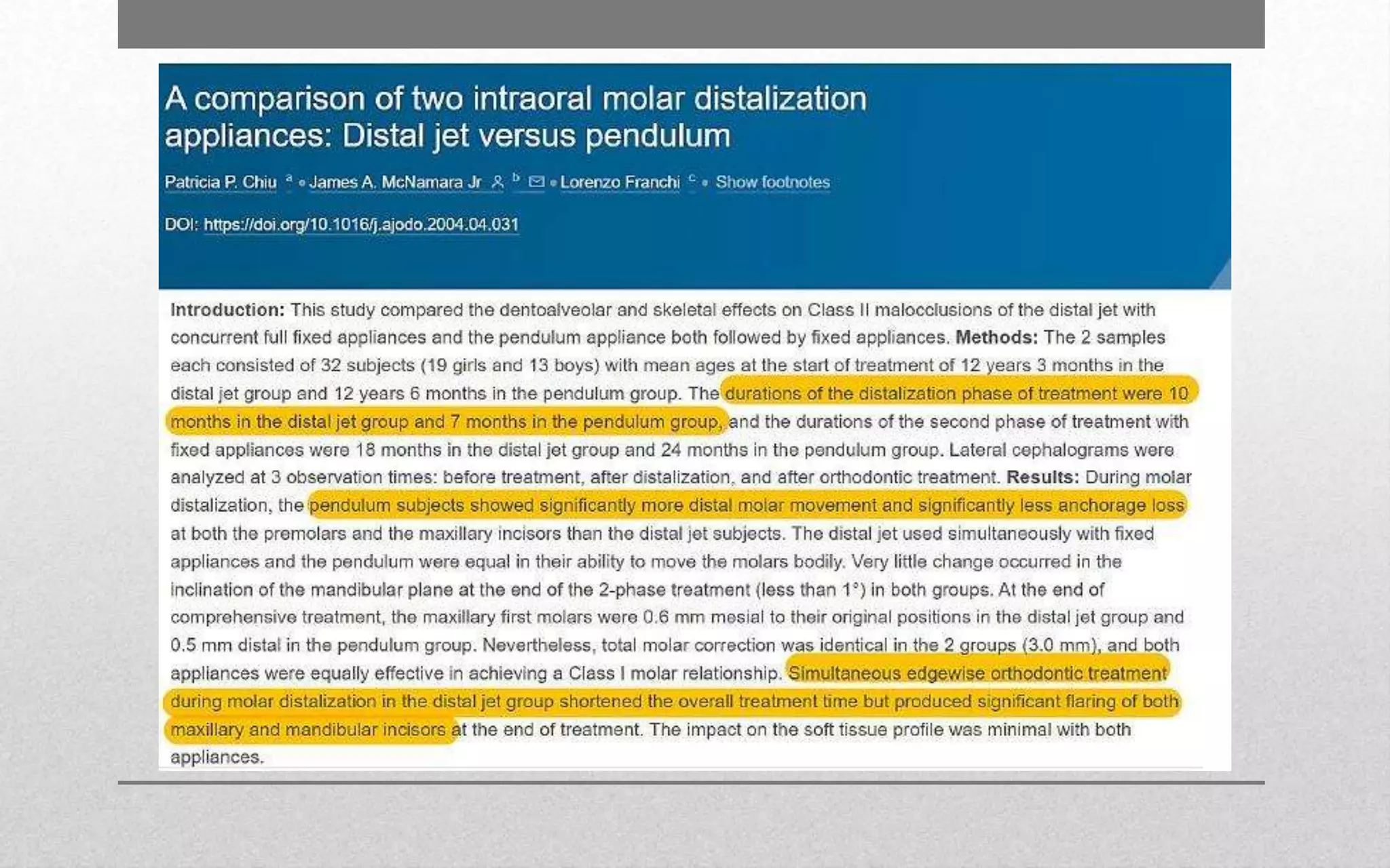 Molar distalisation in Orthodontics | PPTX