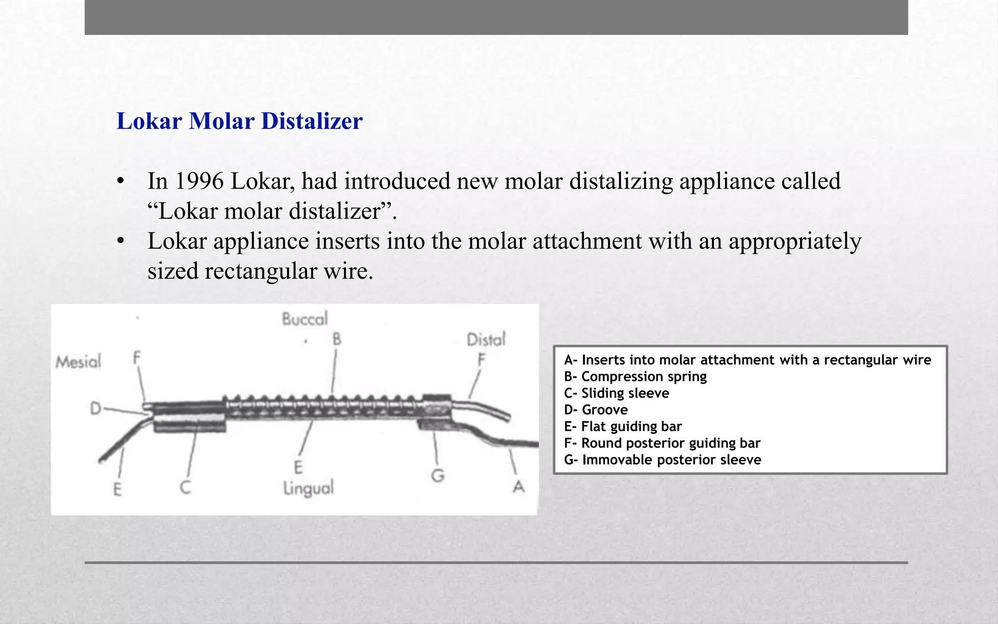 Molar distalisation in Orthodontics | PPTX