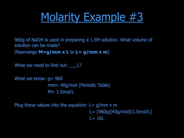Molarity_Dilution_Aleigha_Benoit.ppt