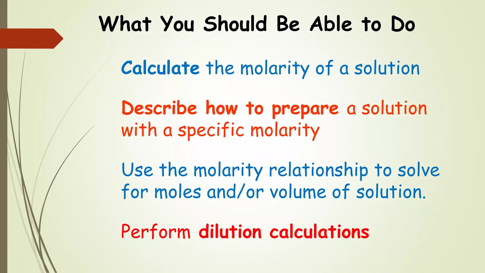 Molarity final | PPTX