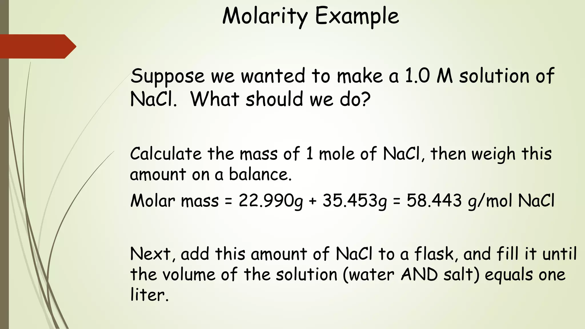 Molarity final | PPTX