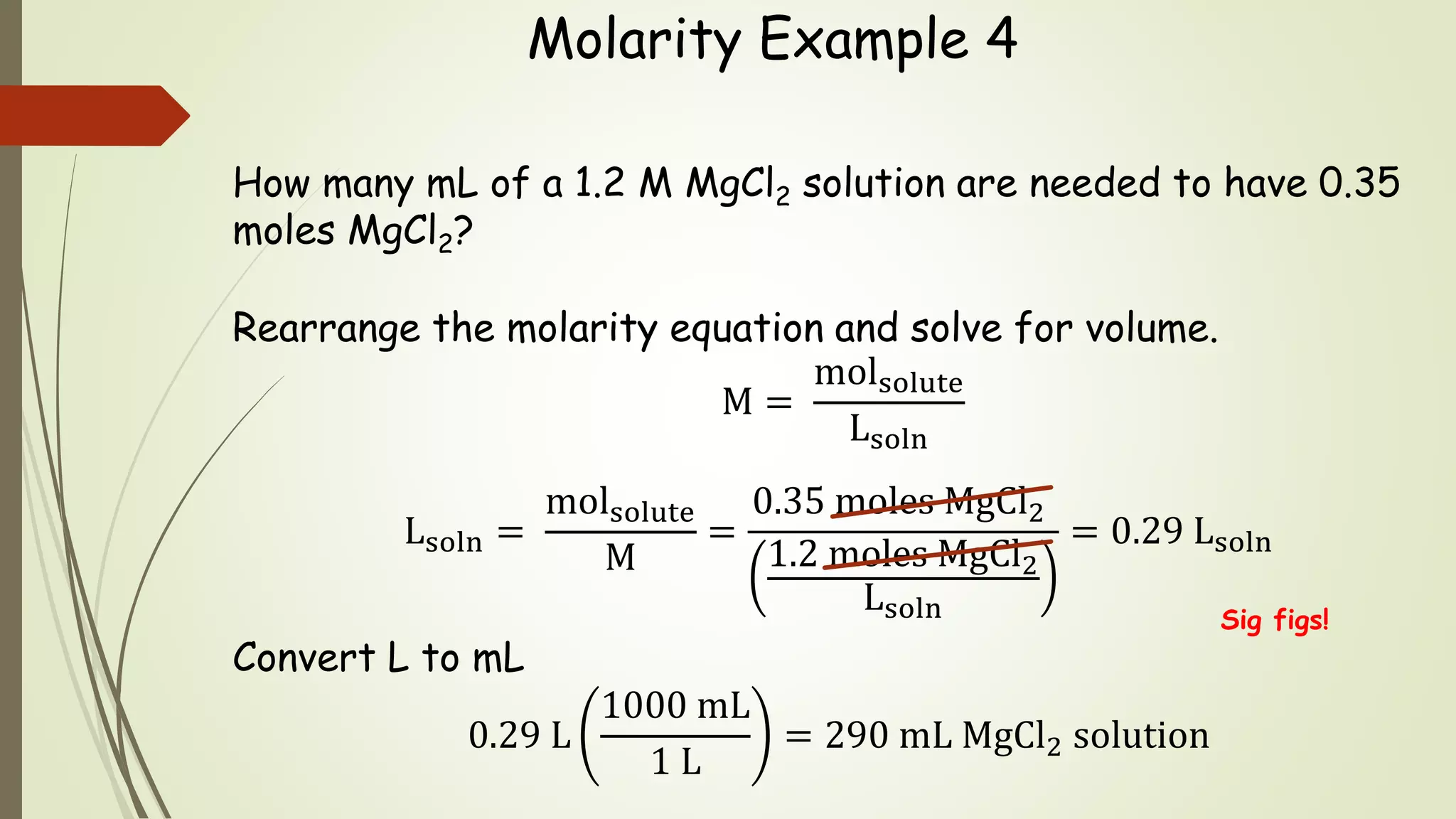 Molarity final | PPTX