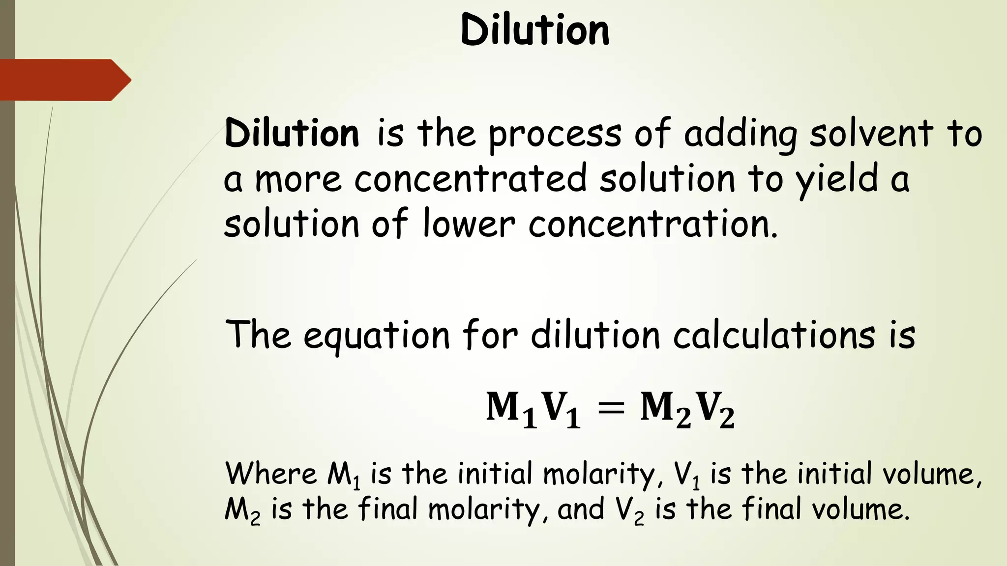 Molarity final | PPTX