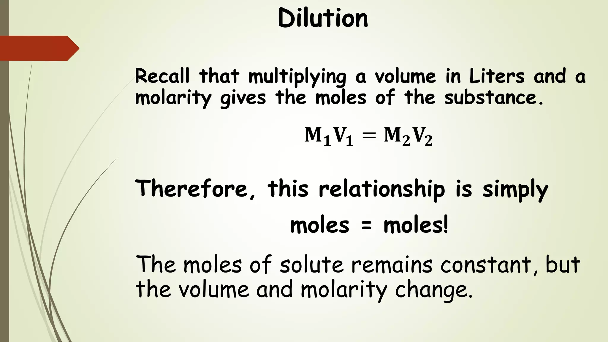 Molarity final | PPTX