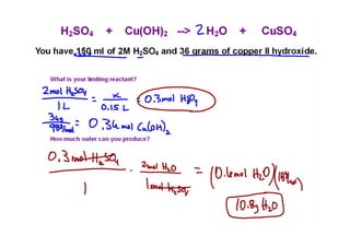 Molarity Lab Practical Warm Up | PPT