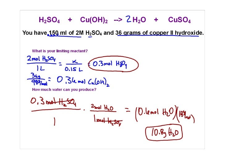 Molarity Lab Practical Warm Up