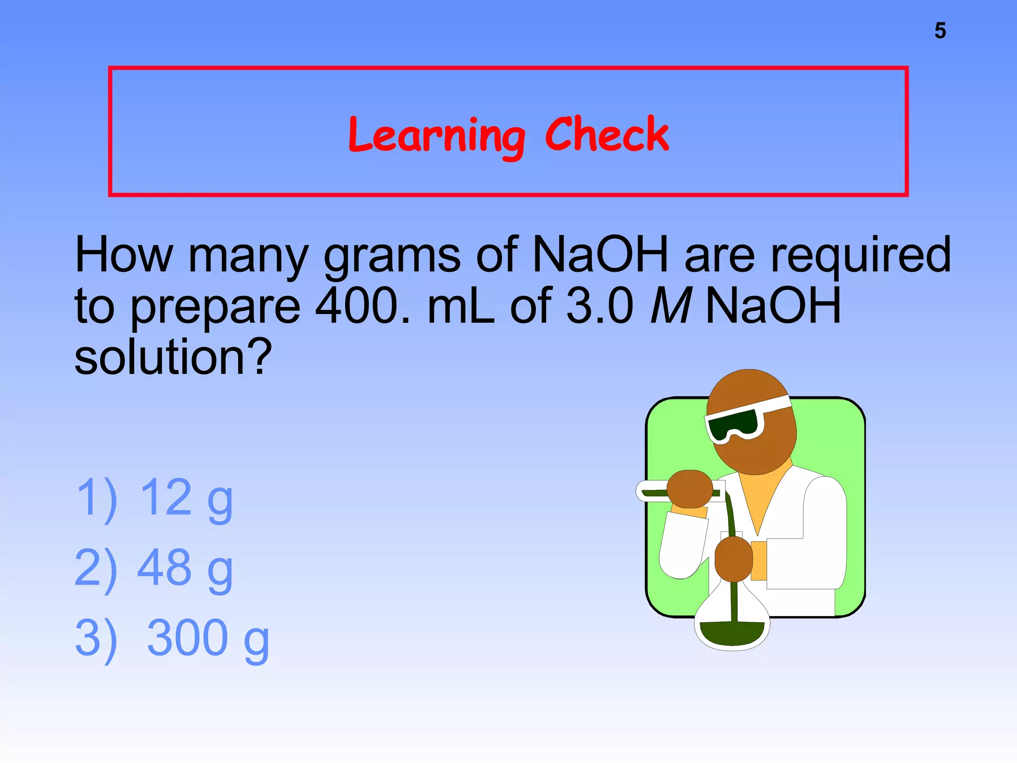 Molarity Molality Dilutions | PPT