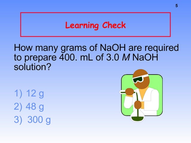 Molarity Molality Dilutions | PPT | Chemistry | Science