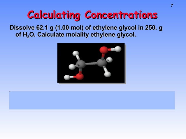 Molarity Molality Dilutions | PPT | Chemistry | Science