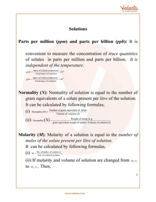 Notes on Biochemical Calculations-Molarity,Normality,ppm.pdf