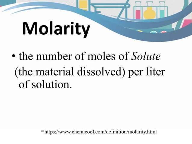 Molarity | PPTX