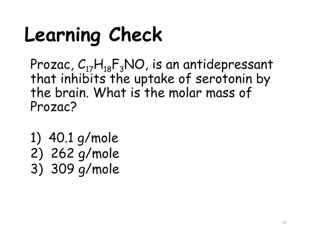 Molar Mass Chemistry PowerPoint Presentation | PPT