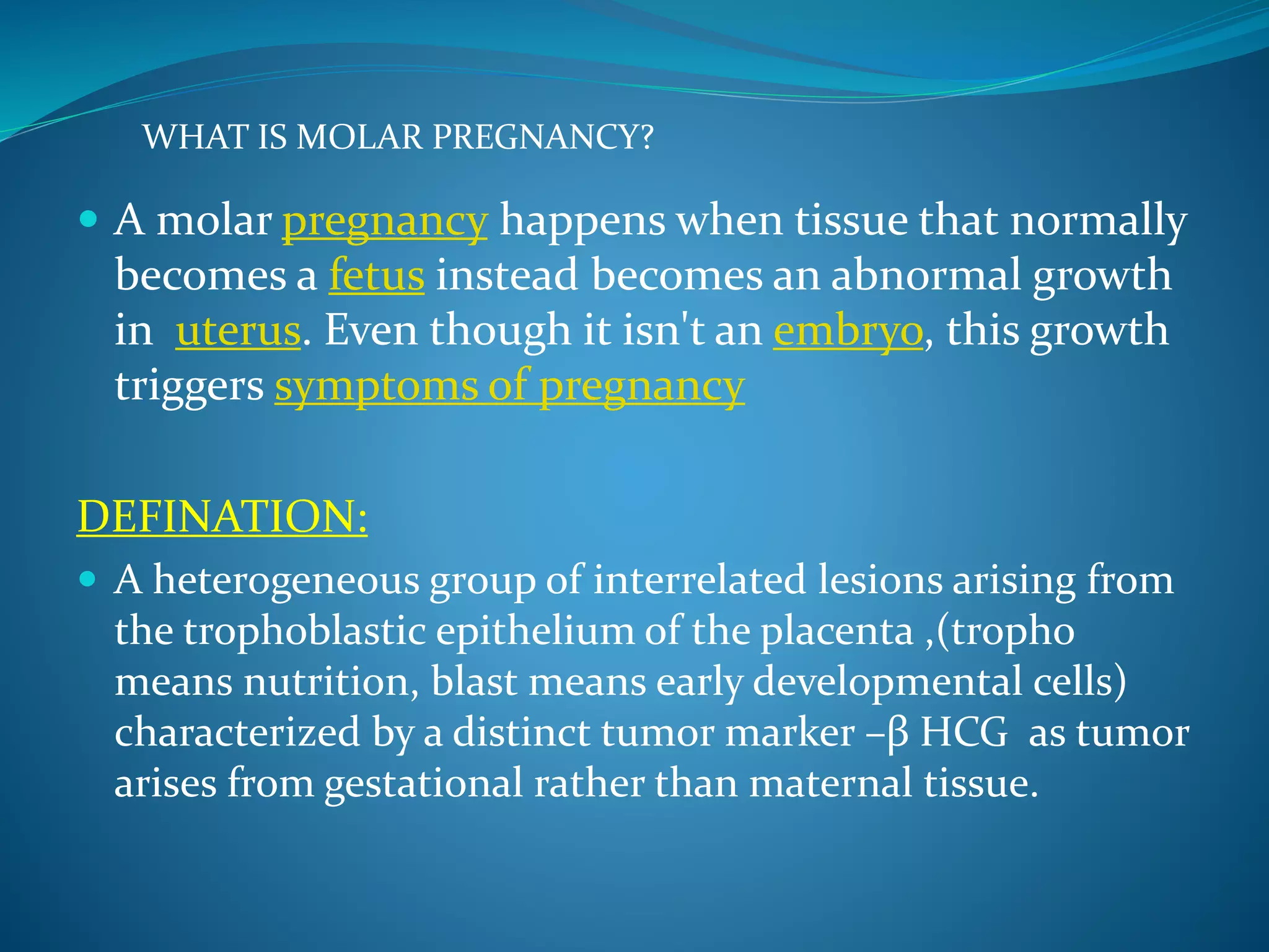 Molar Pregnancy Ppt