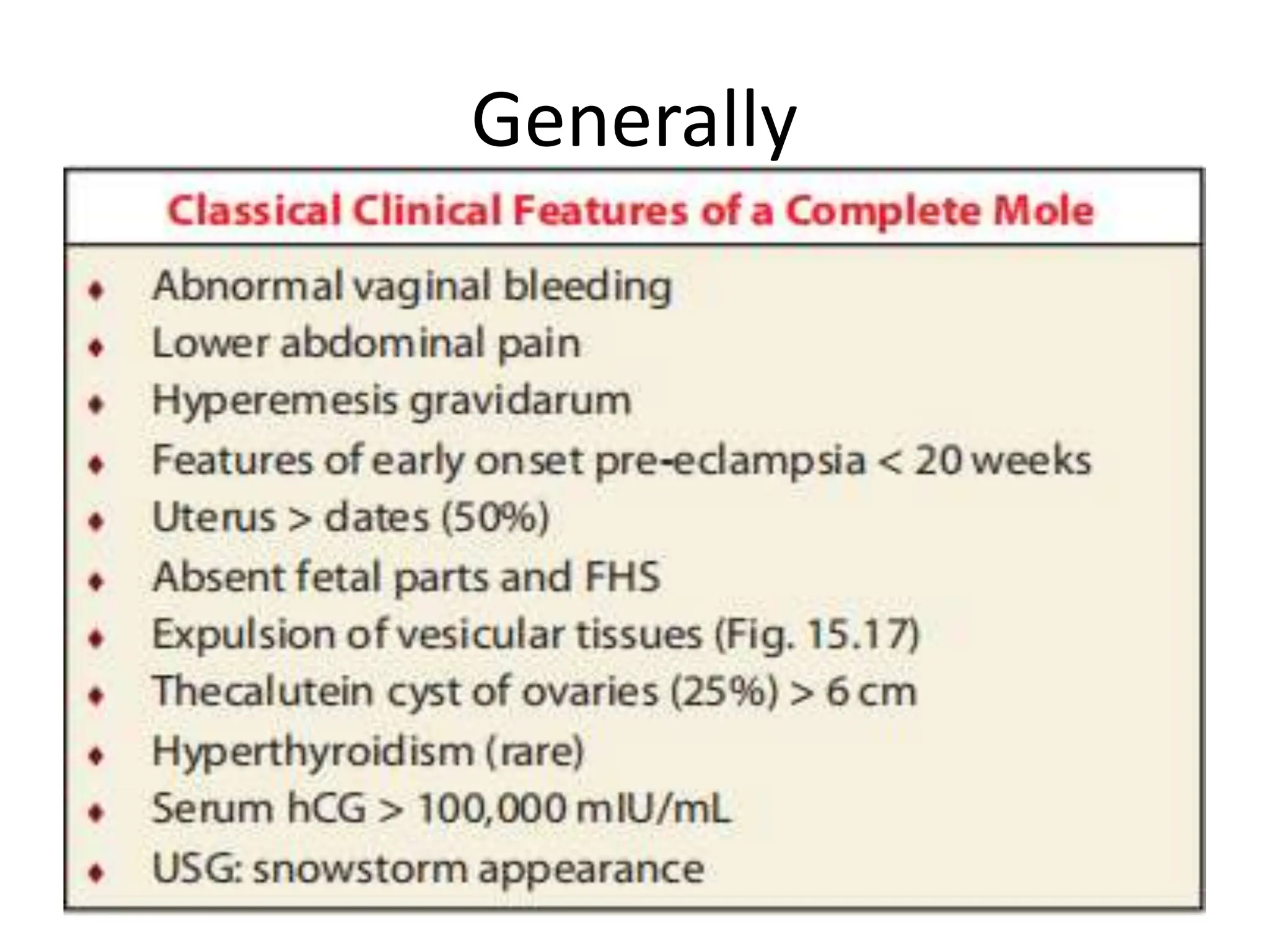 Molar Pregnancy Complete Vs Incomplete Hydatidiform Mole.pptxpptx | PPTX