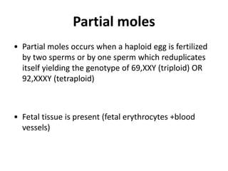 Molar Pregnancy Complete Vs Incomplete Hydatidiform Mole.pptxpptx | PPTX