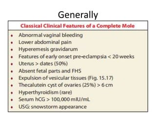 Molar Pregnancy Complete Vs Incomplete Hydatidiform Mole.pptxpptx | PPTX