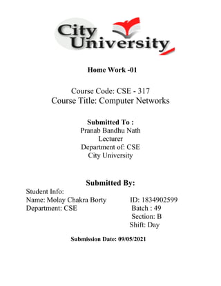 Computer Network its application & network types | PDF | Computing | Technology & Computing