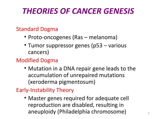 Molecular basis of Cancer | PPT | Cancer | Diseases and Conditions