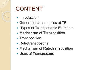 transposons | PPTX