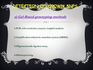 molecular biology pharmacogenomics and SNPs | PPT