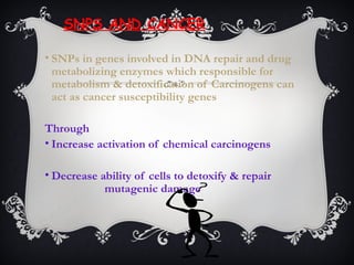 molecular biology pharmacogenomics and SNPs | PPT