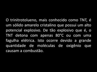 Molécula de trinitrotolueno | PPTX