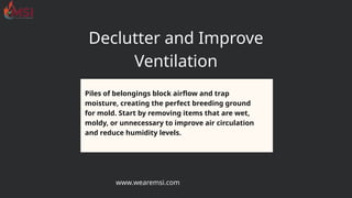 Mold and Water Damage in Hoarding . pptx | PPTX