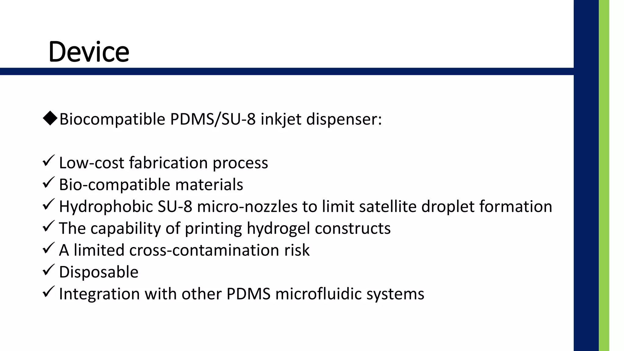 Molded biocompatible and disposable pdms | PPTX | Home Appliances ...