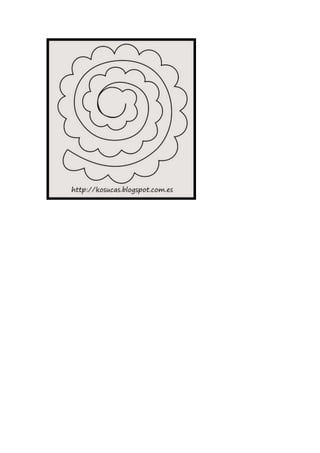 Molde de flores | DOCX