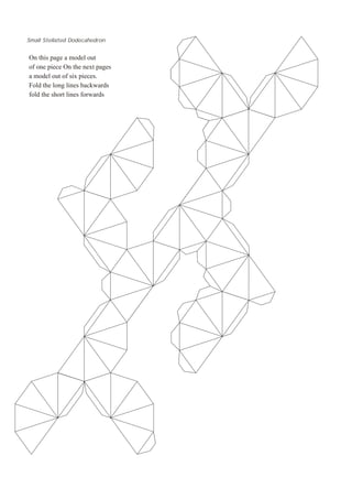 Stellated Dodecahedron Template