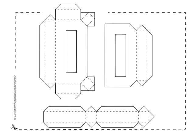 Moldes de letra 3D Alfabeto completo esp | PDF