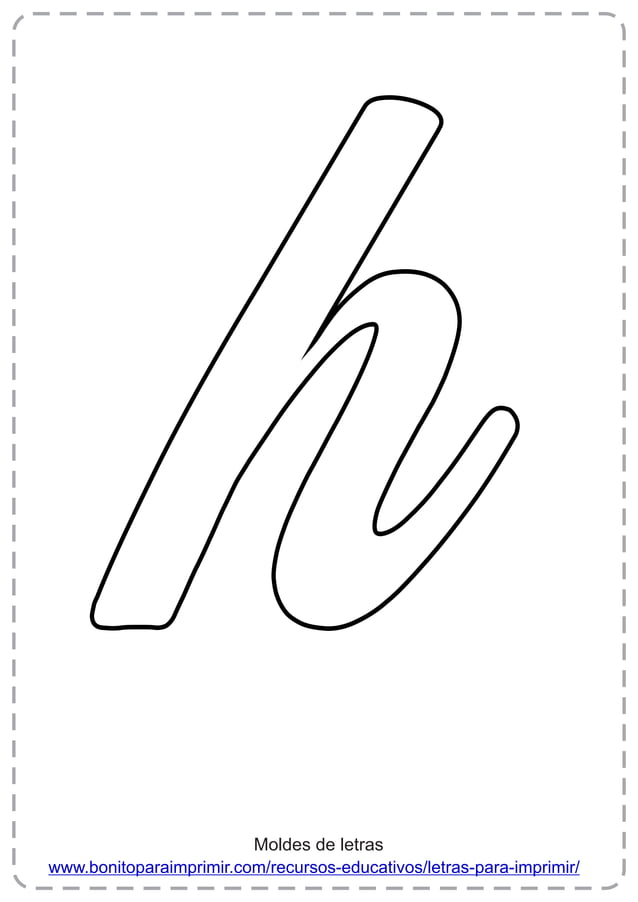 Moldes De Letras En Cursiva Bonitoparaimprimirpdf