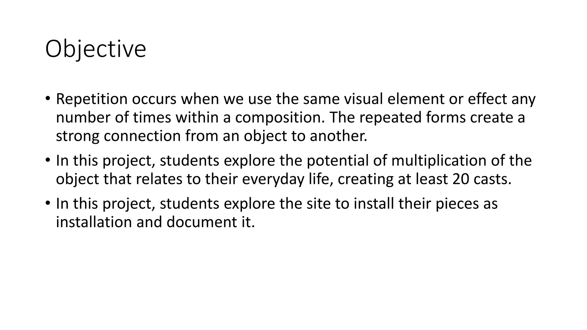 Mold making project intro sculpture | PPTX