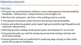 mold materials and molding sand properties | PPT