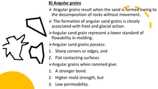 mold materials and molding sand properties | PPT