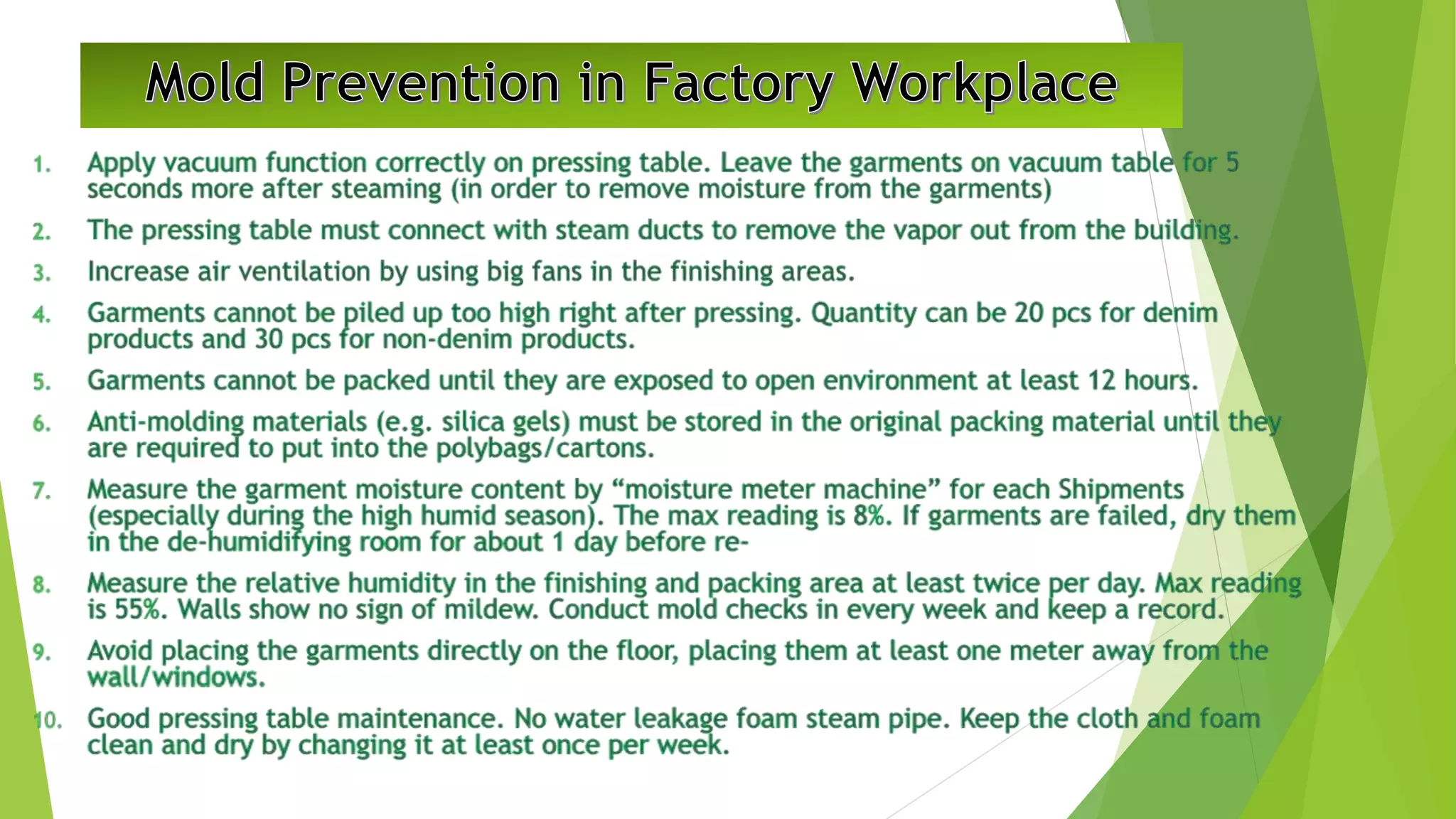 Mold prevention in garments.ppt